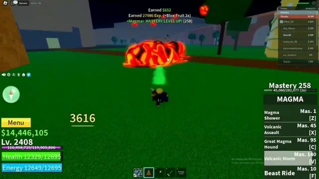 ОБЗОР МАГМА И МАГМА В2 БЛОКС ФРУИТ|MAGMA AND MAGMA AWK V2 BLOX FRUIT ...