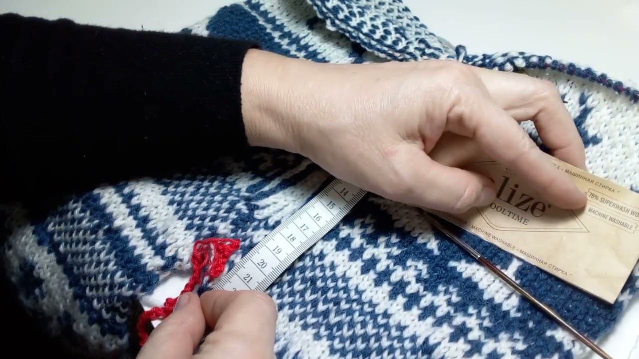 Полукомбинезон жаккардом/ продвижения в работе /жаккард без протяжек/ЧАСТЬ1