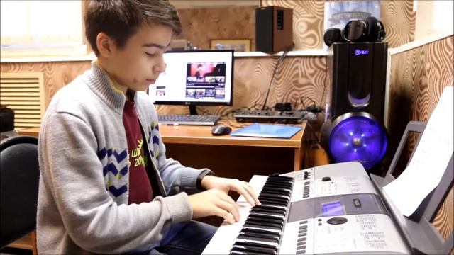 'Темная ночь' - фрагмент урока игры на синтезаторе, Измайлово, Первомайская, Гольяново, Щелковская/