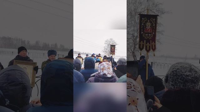 Крестный ход в Тамбовке Саргатского района Омской области с иконой "Неупиваемая чаша" Серпухов