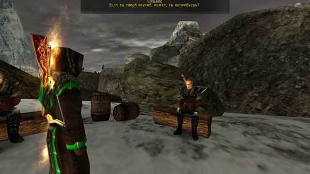 Gothic 2 X in 1.Часть 92.Сильвио и Булко.Ледяные големы.Заснеженный Новый лагерь.Два эликсира жизни.