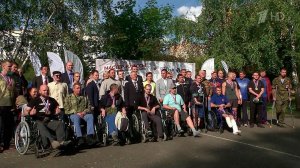 Титулованные паралимпийцы делятся опытом с бойцами, которые проходят реабилитацию