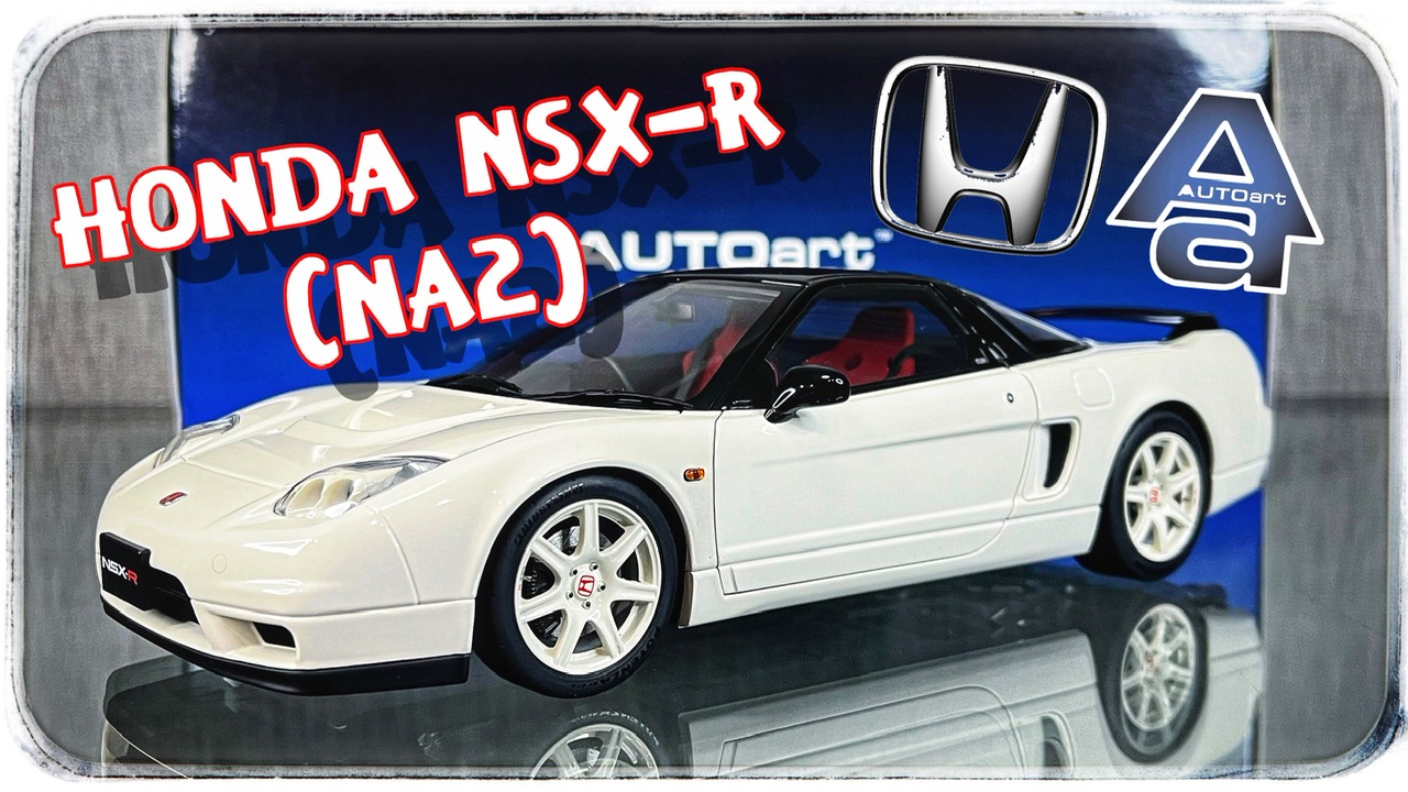 Honda NSX-R (NA2) (Championship White) 73219 •AutoArt• 1:18 смотреть онлайн видео от Fine ...