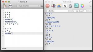R 1.2 - Calculations and Variables