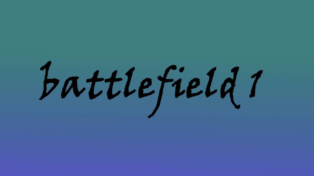 Игра Battlefield 1.Прохождение.Часть 1.