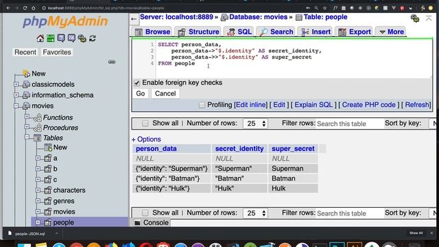 Learning MySQL - JSON in MySQL – смотреть онлайн видео от JavaScript и сессии в хорошем качестве ...