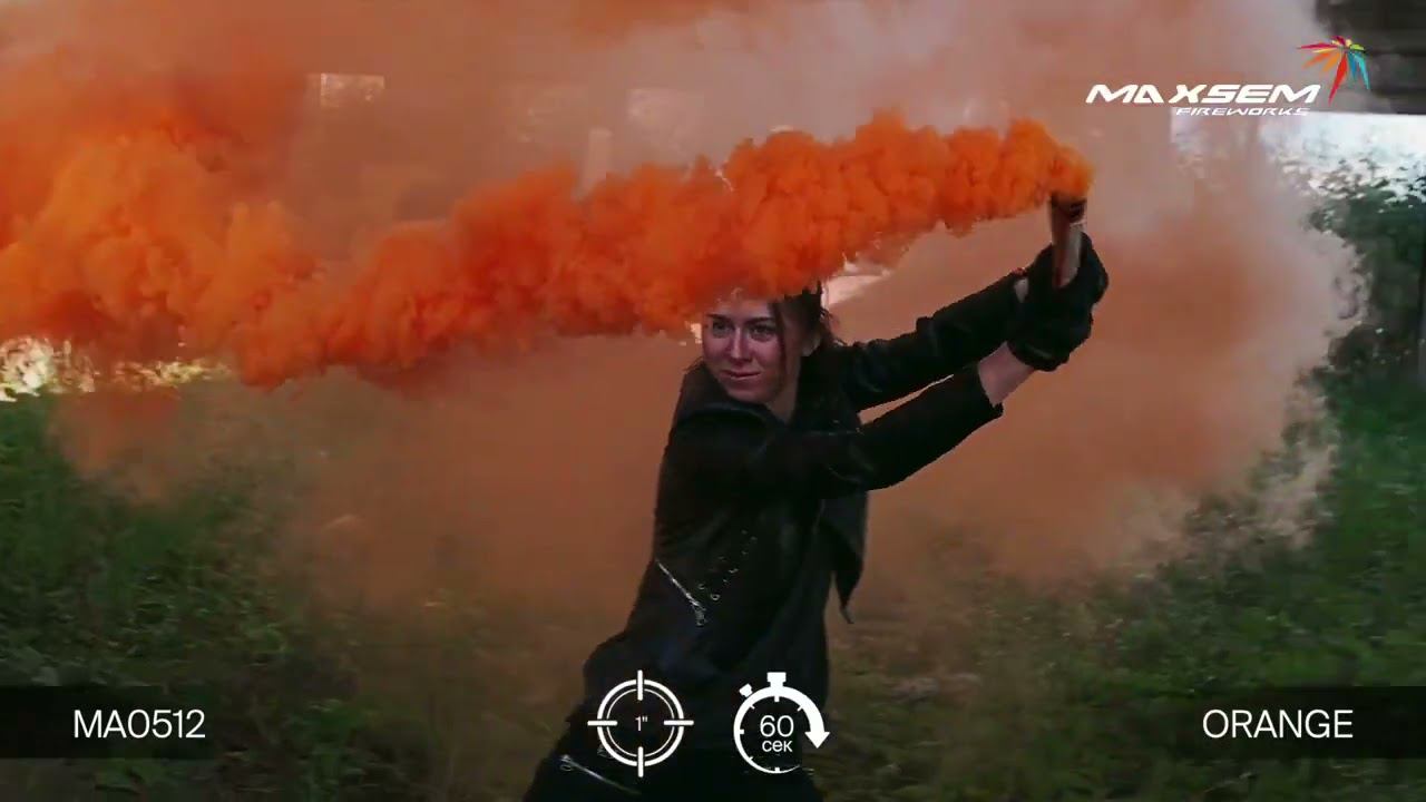 Цветной дым  MA0512 Orange