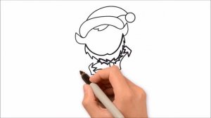 How to Draw a Christmas Elf Easy step by step / Как нарисовать эльфа