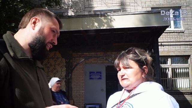Игорь Захаревич в городе Светлодарске 09.09.2022