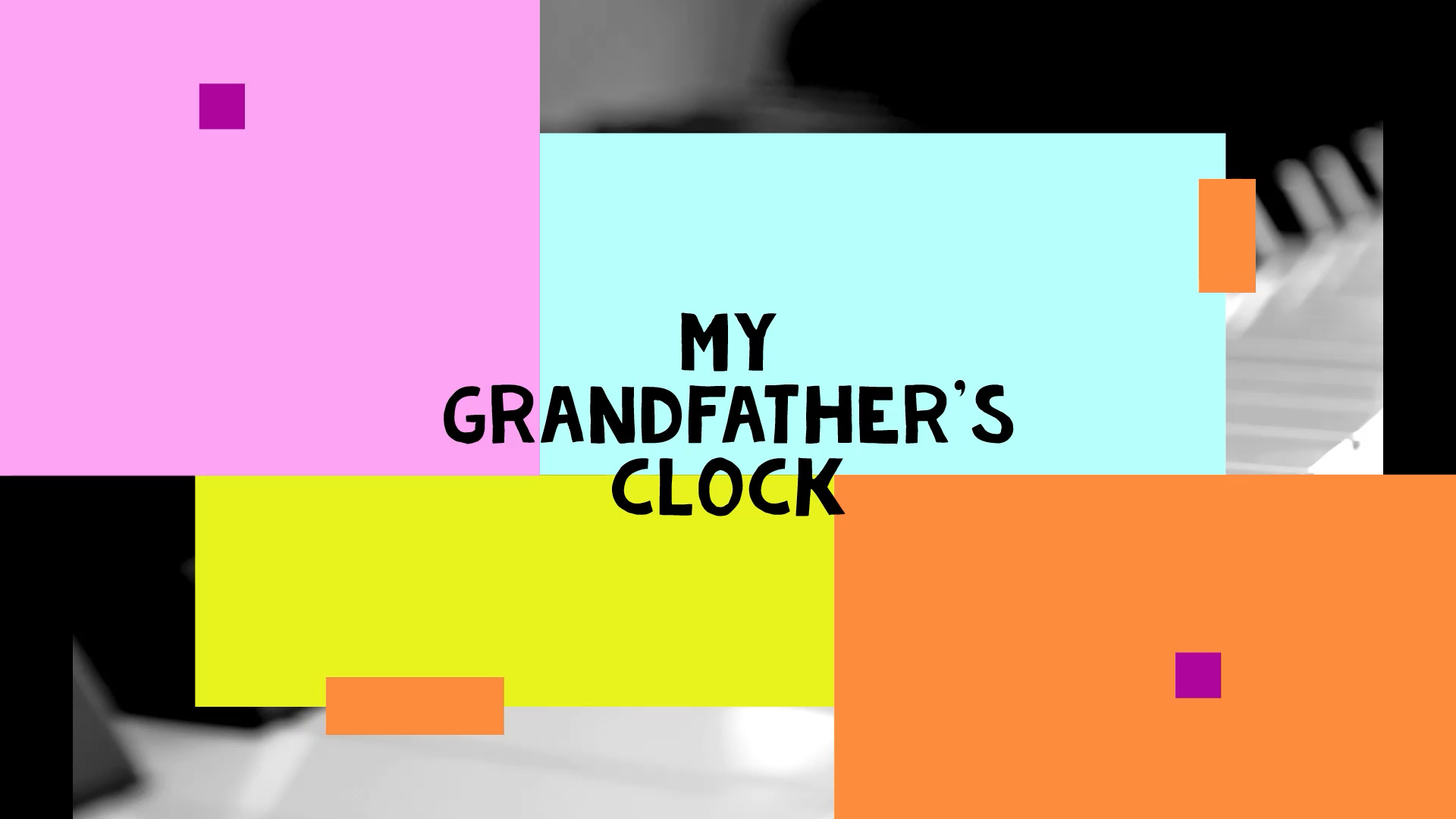 My Grandfather's Clock Piano Tutorial Synthesia