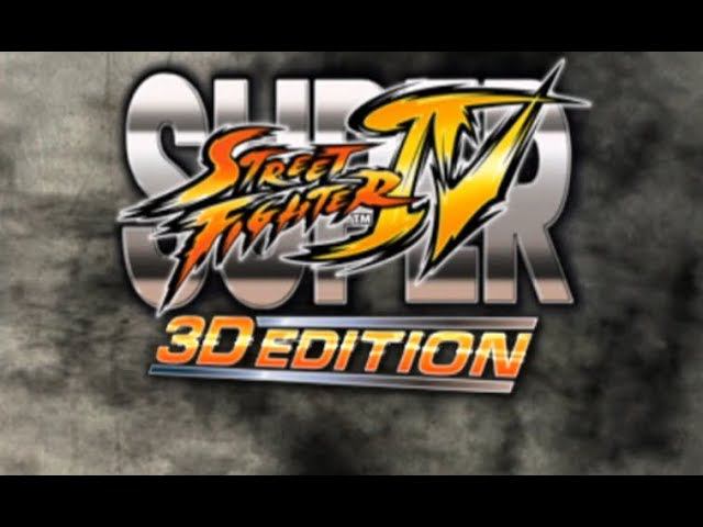Super Street Fighter IV: 3D Edition (Nintendo 3DS) Guile Arcade
