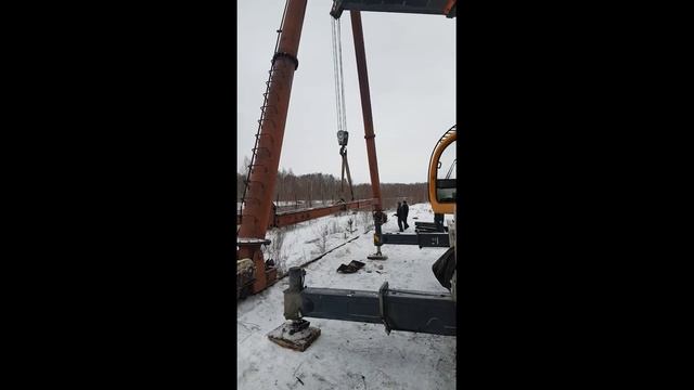 Продажа Козлового крана МККС 32 _ Демонтаж крана _ Перевозка Козлового крана МККС 32 из Челябинска