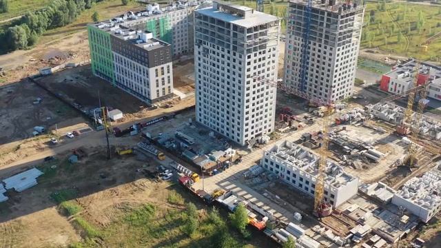 Динамика строительства ЖК Весна , 2 очередь (июль, 2020г.)