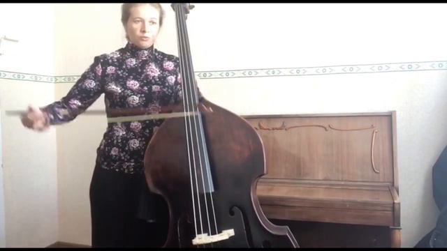 Открытая струна после закрытой. Урок 60. Контрабас от А до Я. Видео от 3.05.2023г.