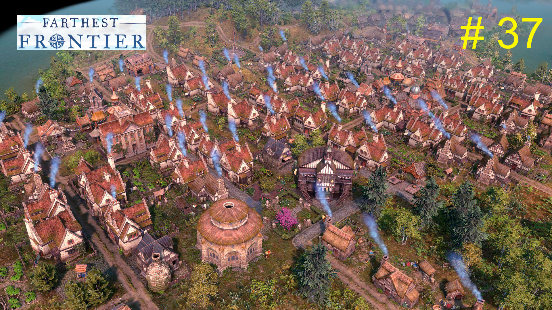 Улучшаем оборону. Модернизация поселка. # 37. Прохождение Farthest Frontier