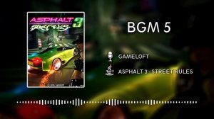 Asphalt 3 Street Rules OST (JAVA) - BGM 5