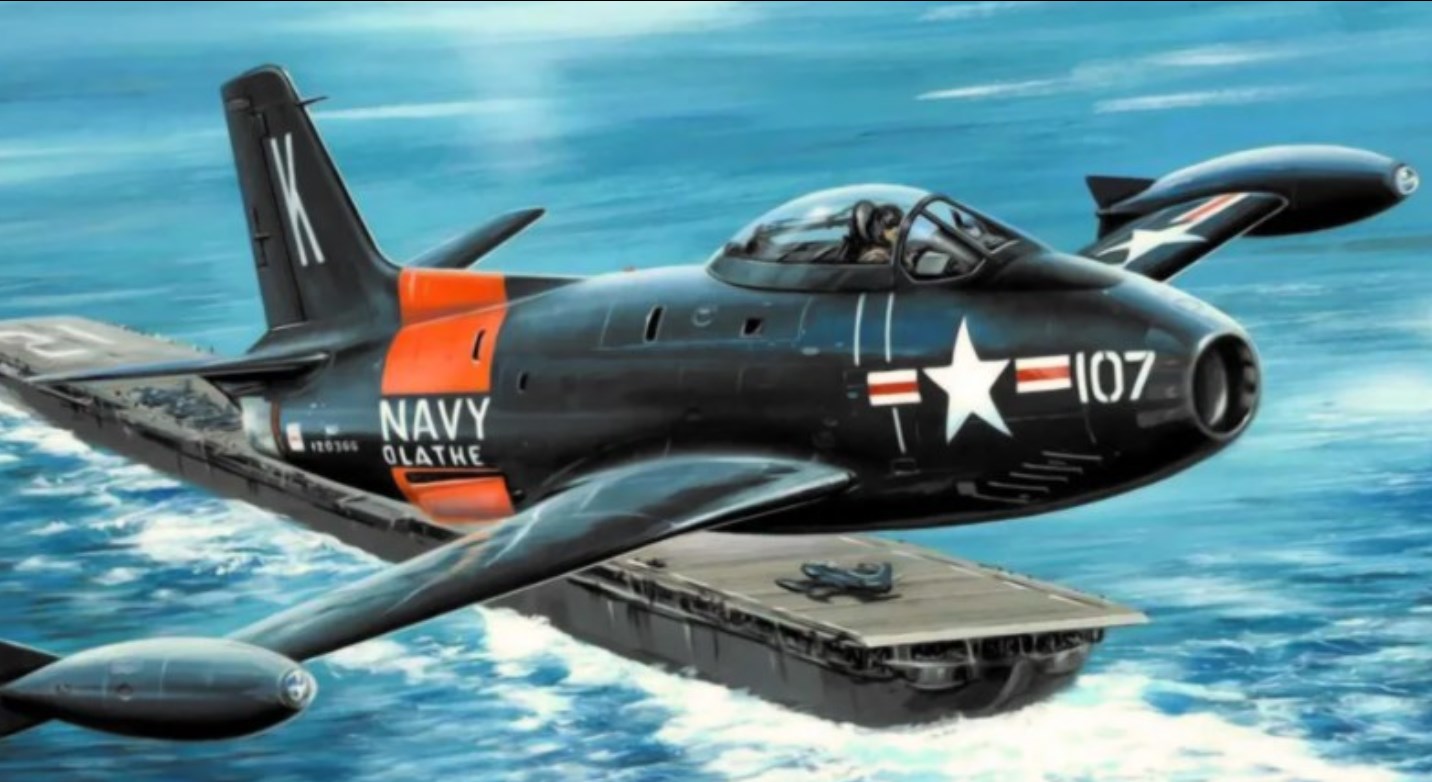 Американский многоцелевой истребитель FJ-1 Fury