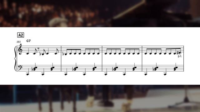 Michel Petrucciani  Take The A Train  Piano transcription and analysis 2