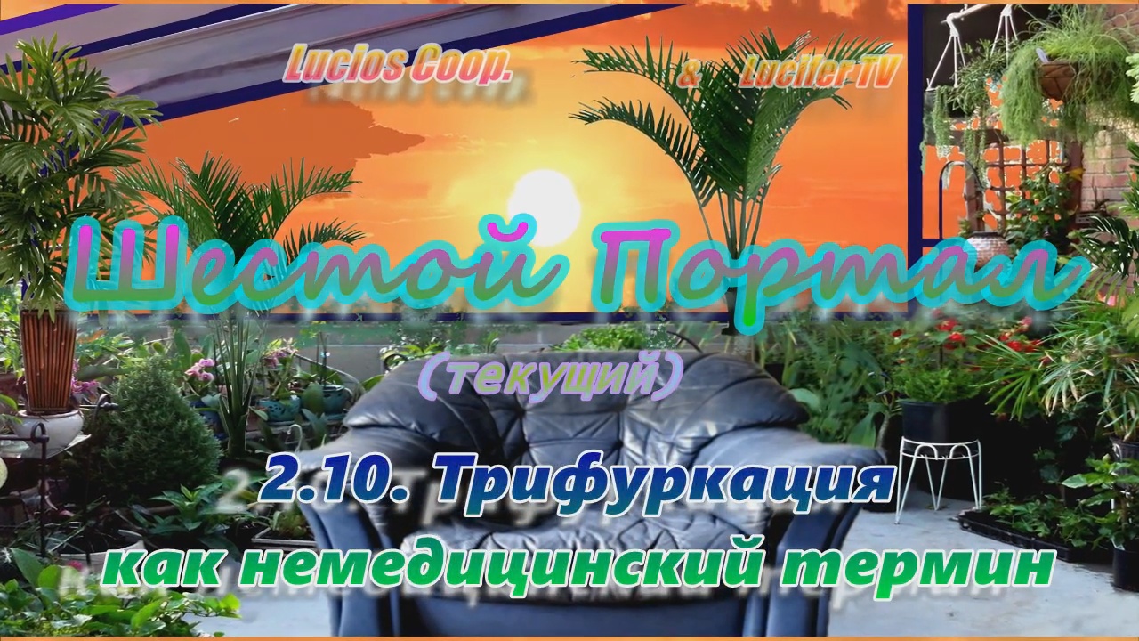 «Шестой Портал (текущий)» 2.10. Трифуркация как немедицинский термин