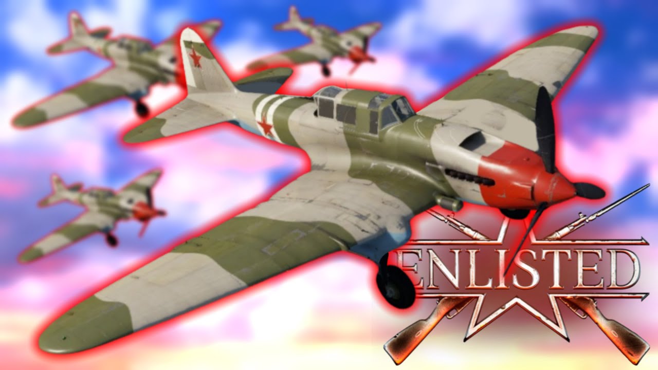 Enlisted: Soviet IL-2M Type 3 Destroys Germans on a bridge in Berlin Shorts