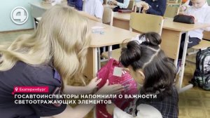 Госавтоинспекторы напомнили о важности светоотражающих элементов