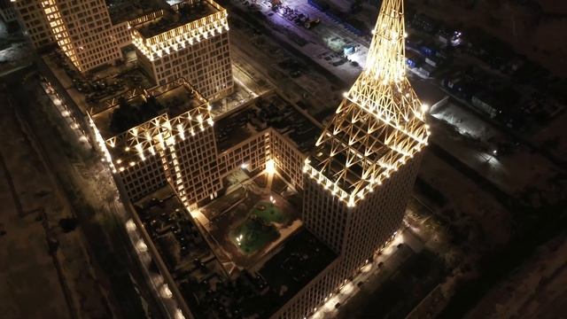 Ночной жилой комплекс «Golden City» в Петербурге