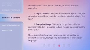 Beat the Rap: Unraveling the Meaning of a Popular English Phrase