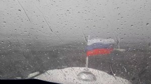 Шквал на Клязминском водохранилище