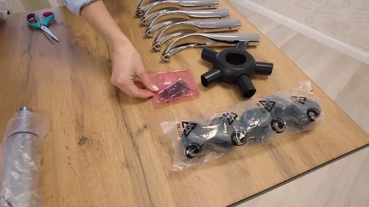 Сборка кресла ZERO (разборная крестовина)