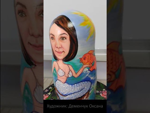 Матрешка-шарж.
