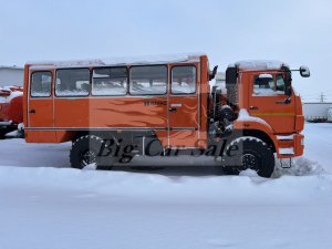 Вахтовый автобус НЕФАЗ 42111-010-66 (20+2 места. 4х4. Сидения с двухточечными ремнями безопасности.