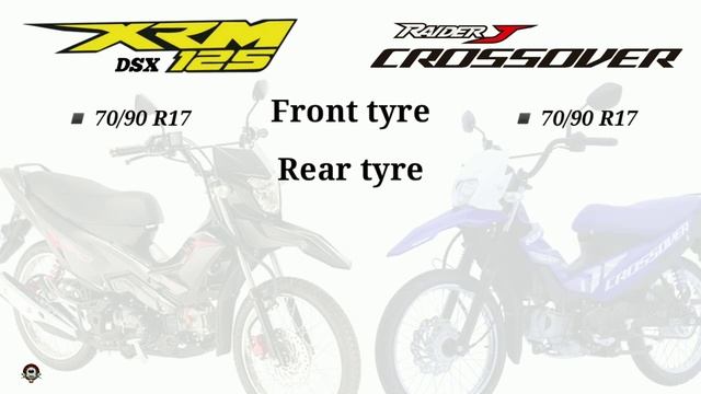 HONDA XRM 125 FI DSX vs SUZUKI RAIDER J CROSSOVER SPECS COMPARISON ...
