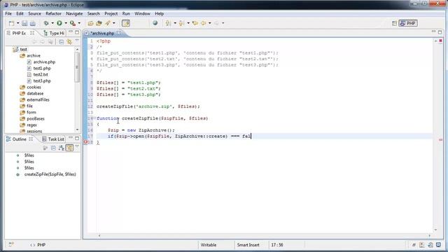 Formation PHP 5 | 4 : ZIP : compresser et décompresser des fichiers (Depuis PHP 5 | 2) (45/52 ...
