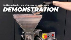 Crusher and winnower for cocoa beans| KADZAMA