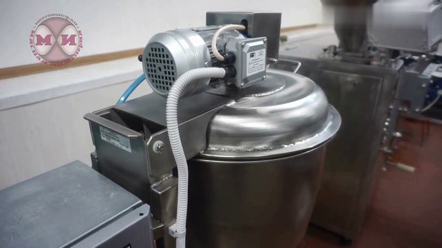 Куттер вакуумный ИПКС-032-50(Н). Измельчение говяжьего фарша в производстве сосисок и колбас