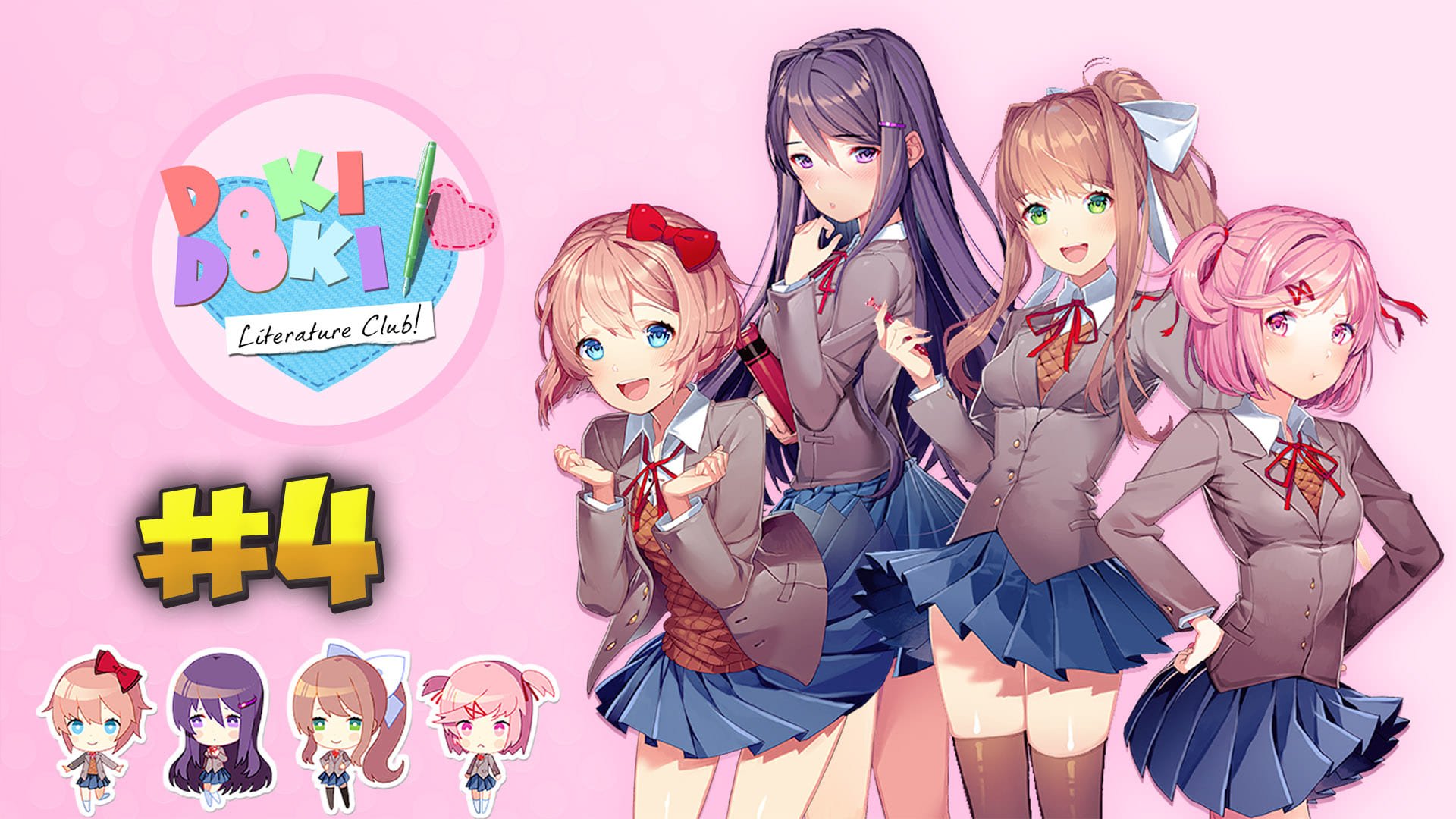 РАССУЖДАЕМ О СЧАСТЬЕ ► Doki Doki Literature Club Plus! #4