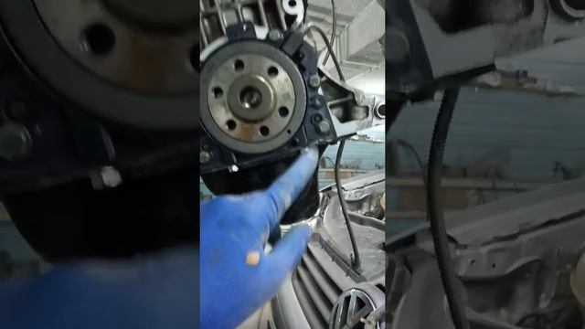 Замена заднего сальника коленвала фольксваген поло 1.4