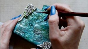 Mixed Media Art - Altered Bottle - Altered Art