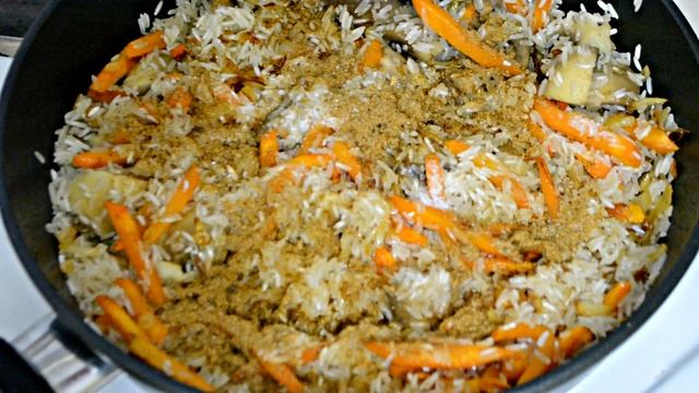 Мега курятина на ленивом плове