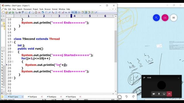 Lecture 20: Multithreading in JAVA Thread Class Runnable Interface Life Cycle of a Thread ...