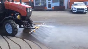 Прицеп к трактору ПККД-20 с поливомоечным оборудованием высокого давления.