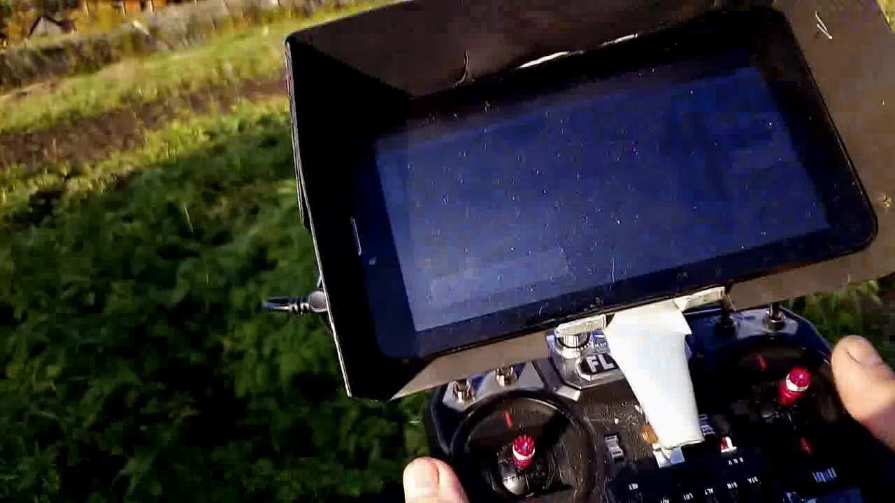 6-кнопочный переключатель полетных режимов APM установленный на FlySky I6X - в действии