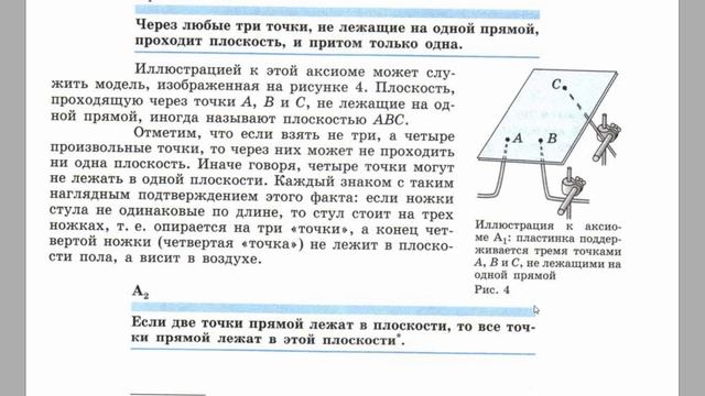 аксиомы геометрии