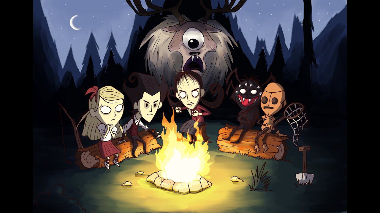 Don't Starve Together #2.2. WX-78. Циклоп-олень близко.