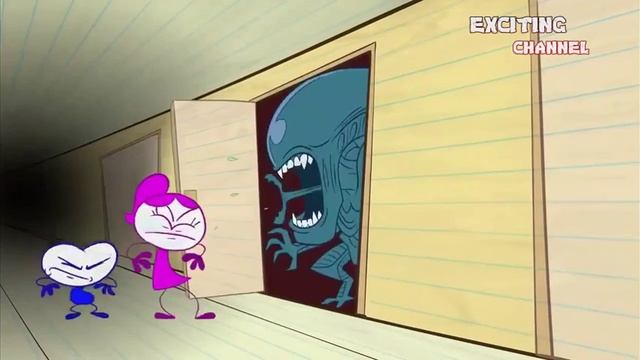 Мульт пародия на ужастики.