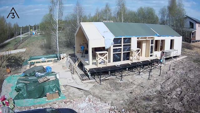 Строительство precut (pre-cut). Современный быстровозводимый загородный дом #A3PLYDOM