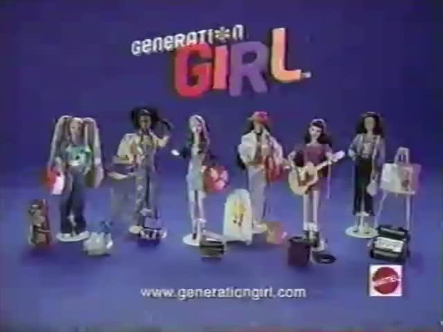 Generation Girl Wave 1 Dolls Commercial (1999)