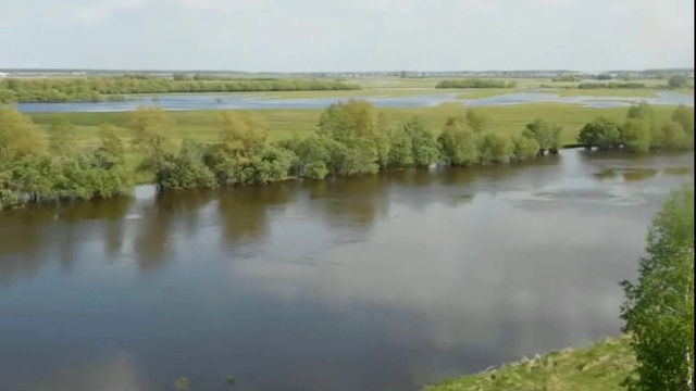 1. Разлив Оми у Усть-Тарки