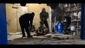 Замена передней балки на волге