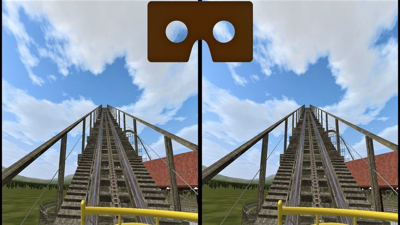 Американские Горки 15 Roller Coaster  для VR очков 3D SBS VR box